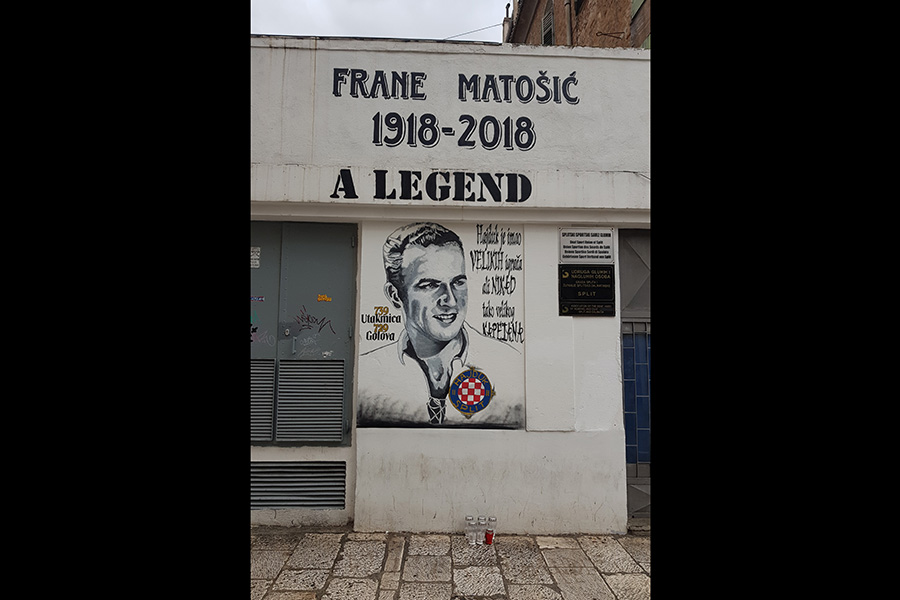 Otvoren mural u čast legendarnog Frane Matošića | splitski.portal